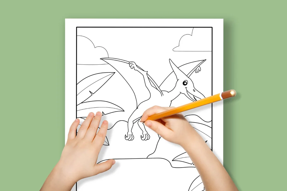 Free Printable Dinosaur Colouring Pages — Gathering Beauty