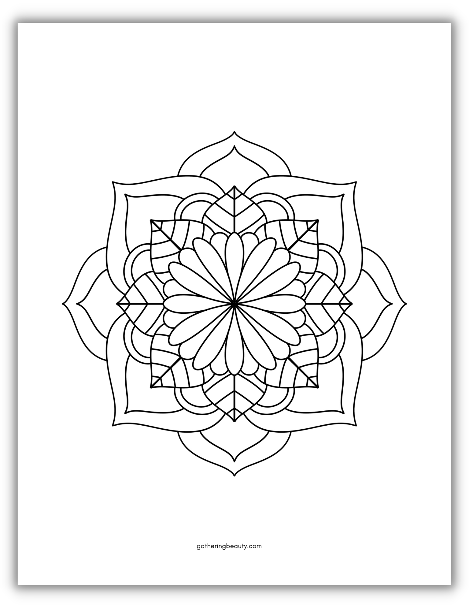 Mandala Colouring Pages — Gathering Beauty