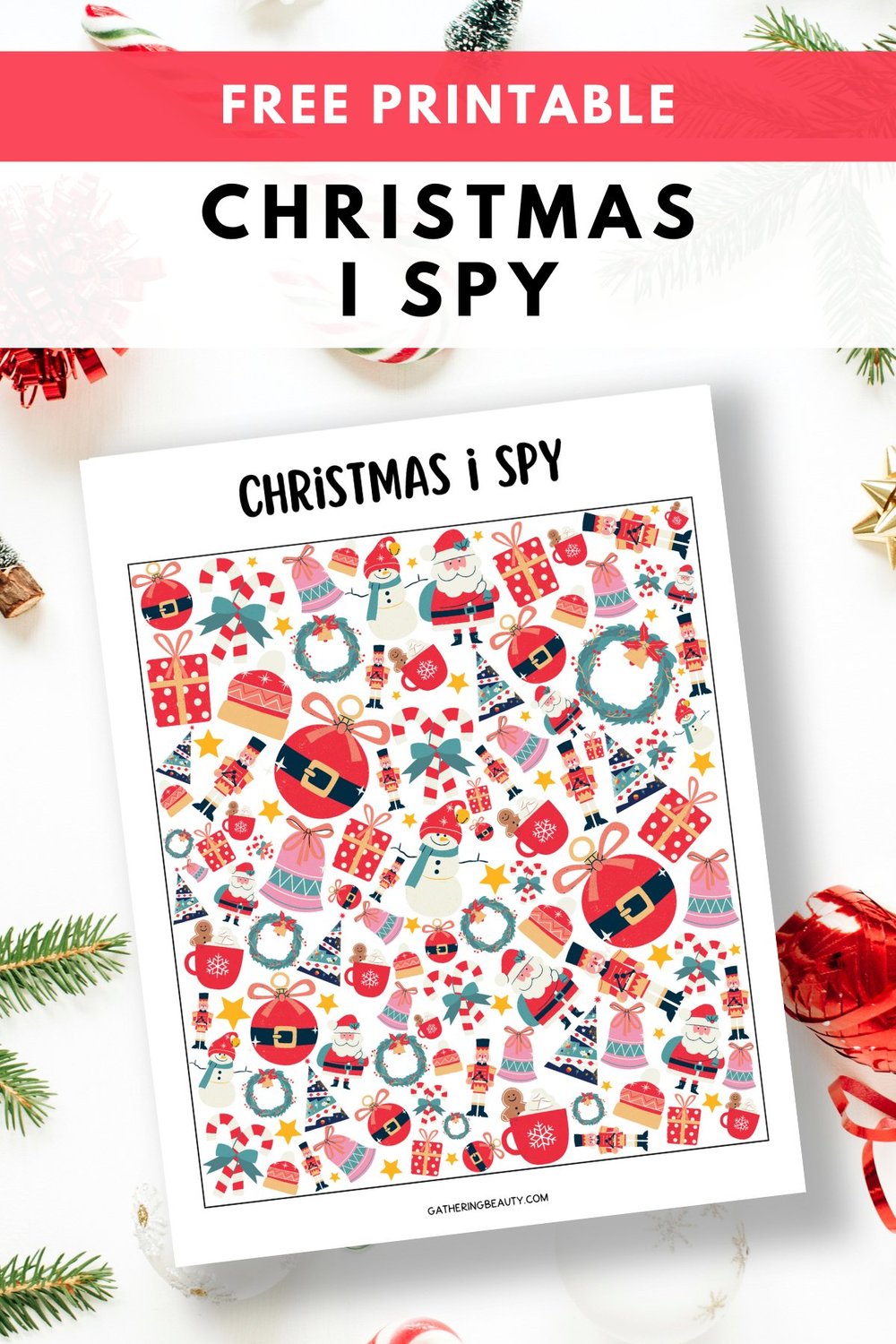 Christmas I Spy Printable — Gathering Beauty