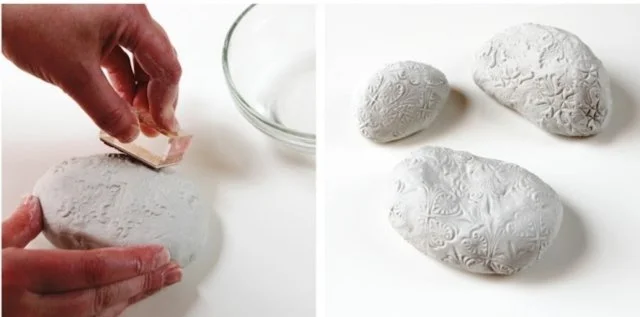 DIY Air Dry Clay Paperweights. — Gathering Beauty