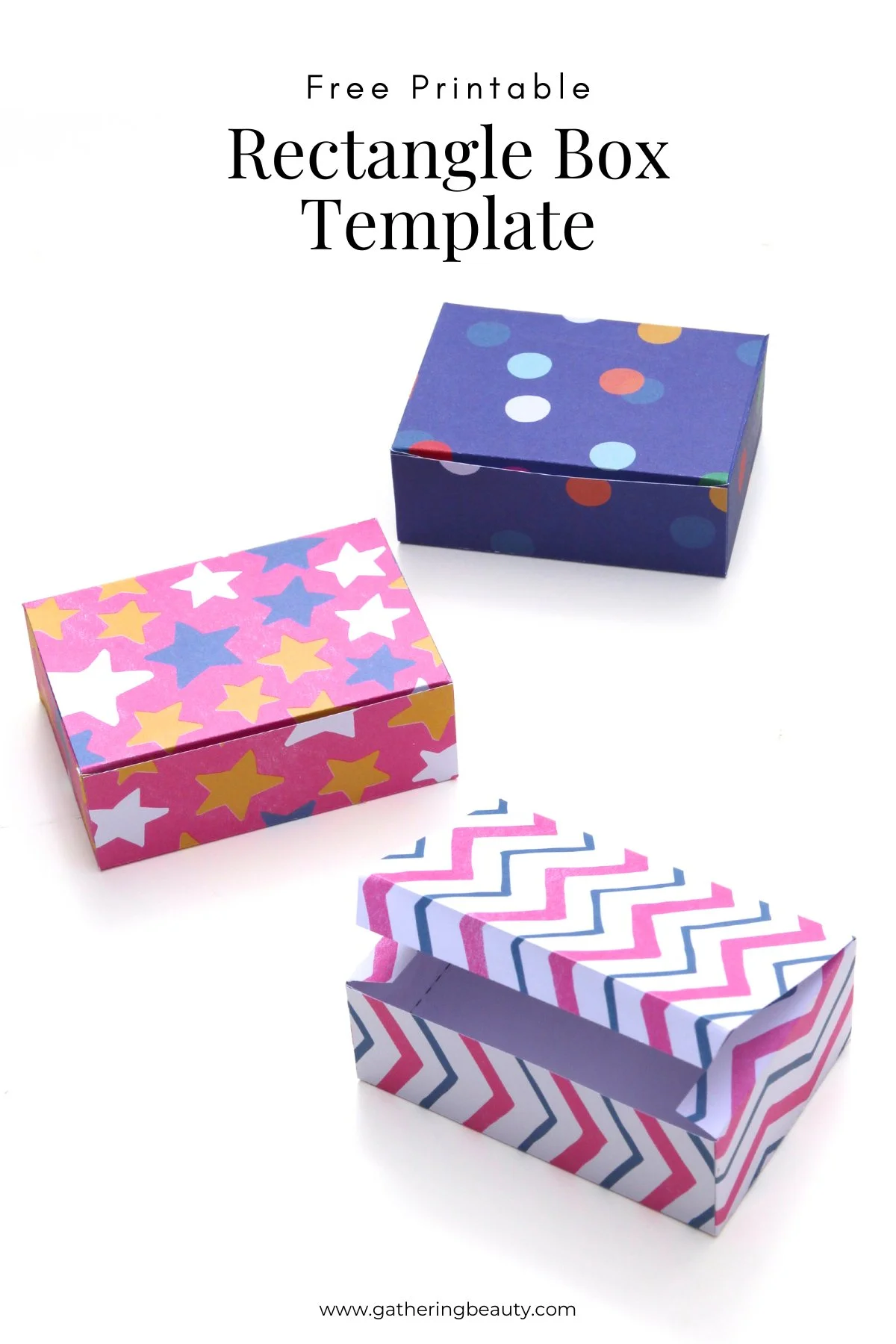 Rectangle Box Printable Template — Gathering Beauty
