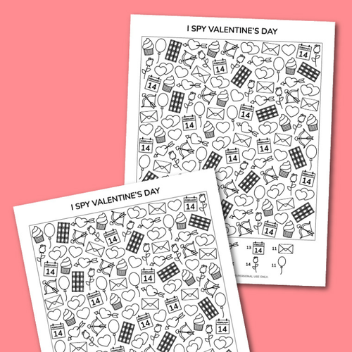 I Spy Valentines Printables — Gathering Beauty