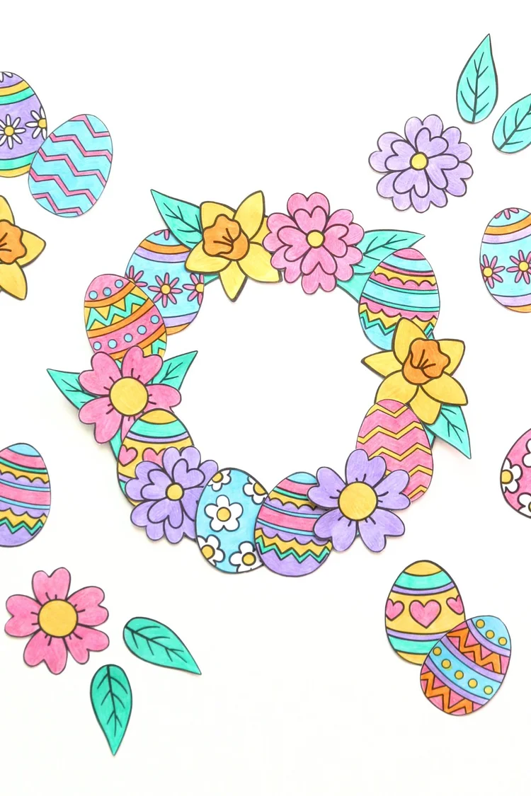 Free Printable Easter Wreath — Gathering Beauty