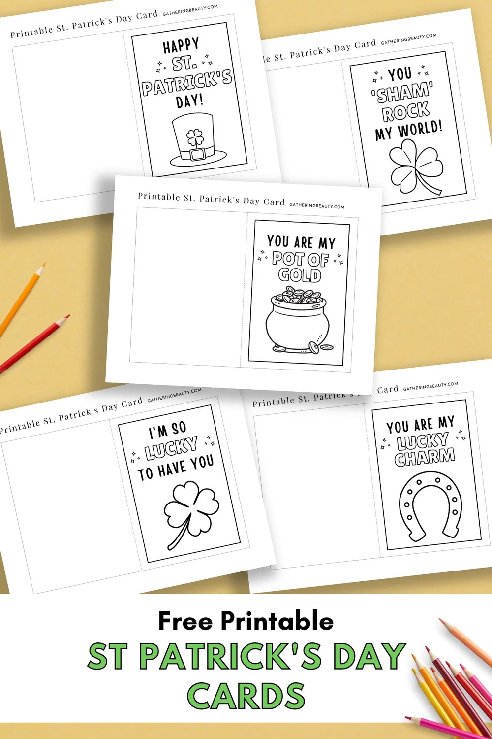 Free Printable St Patrick's Day Cards — Gathering Beauty