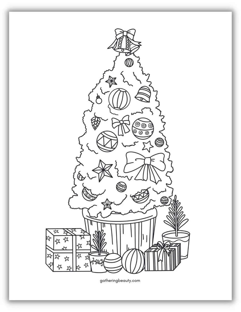 Christmas Coloring Activities For Kids - Free Printable — Gathering Beauty