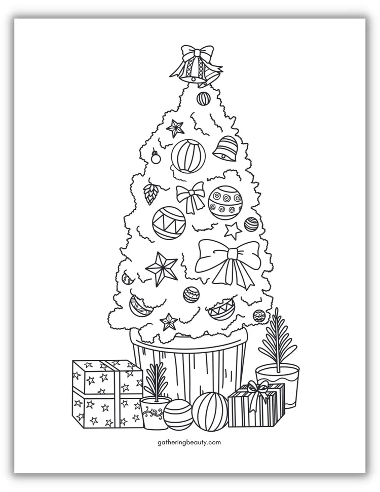Christmas Coloring Activities For Kids - Free Printable — Gathering Beauty