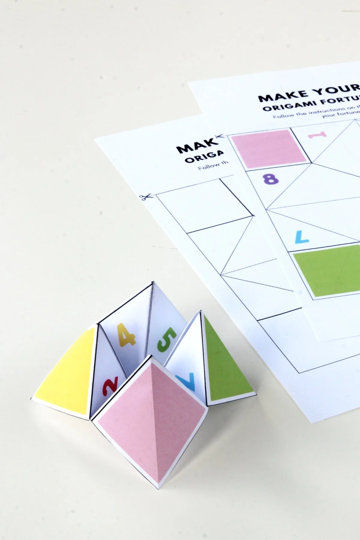 Origami Fortune Teller - Free Printable — Gathering Beauty
