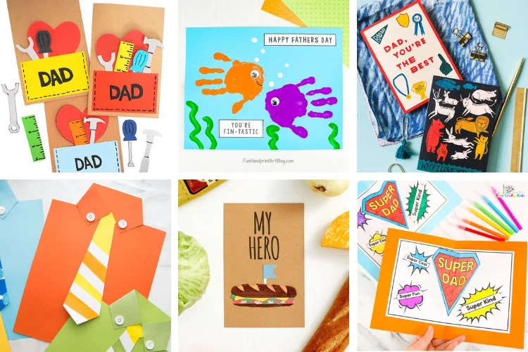 Easy Father's Day Card Ideas To Make — Gathering Beauty