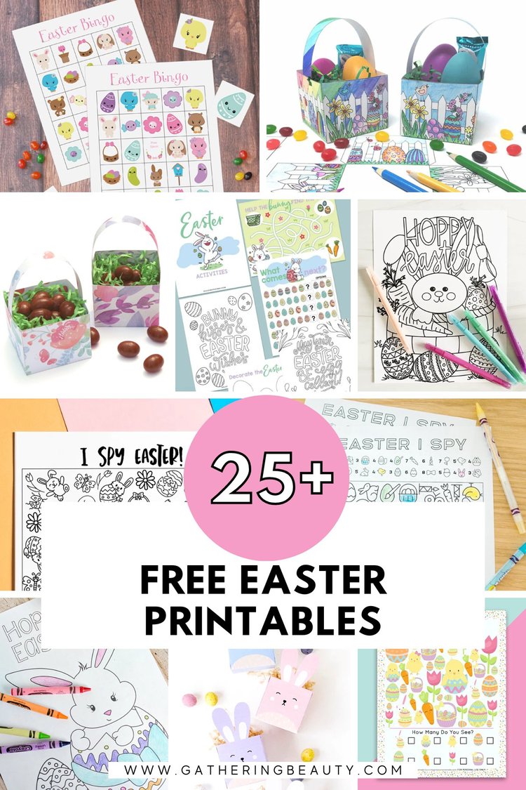Free Easter Printable Activities — Gathering Beauty