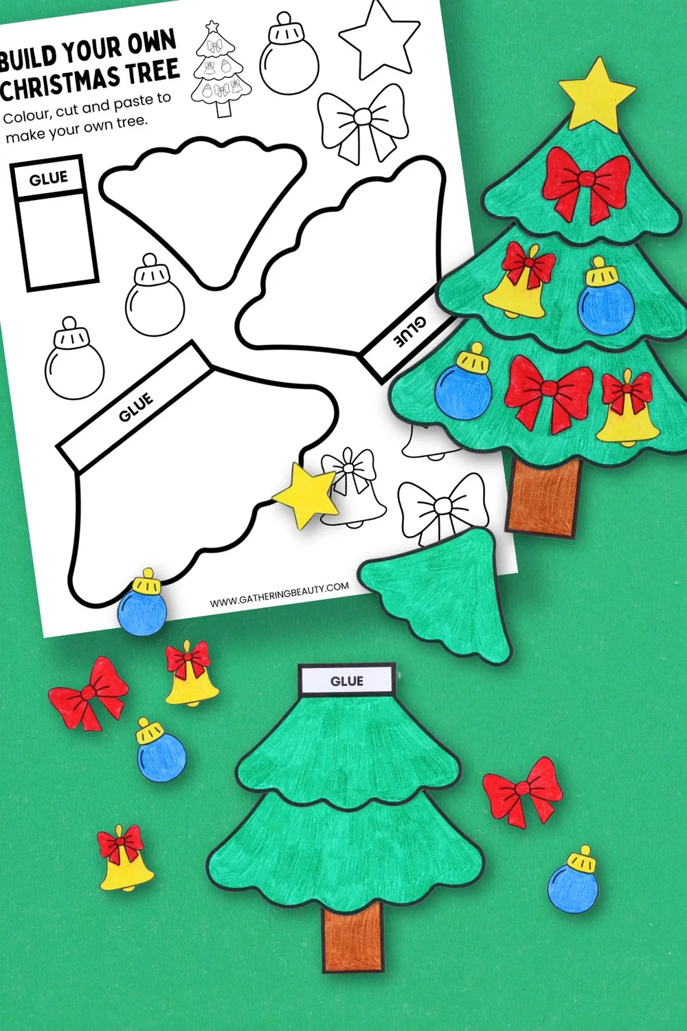 Build A Christmas Tree Free Printable — Gathering Beauty