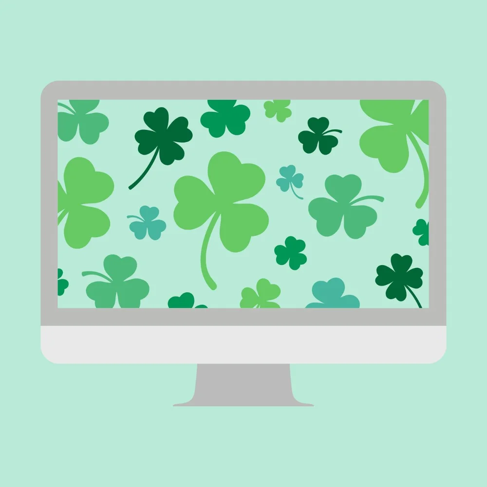 St. Patrick's Day Shamrock Wallpaper — Gathering Beauty