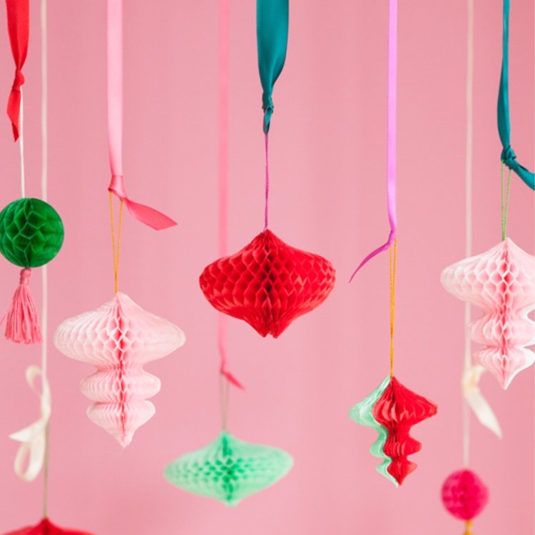 DIY Honeycomb Paper Decorations — Gathering Beauty