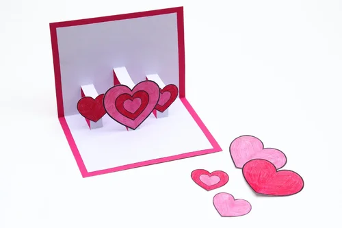 Printable Valentine's Day Pop-Up Card — Gathering Beauty