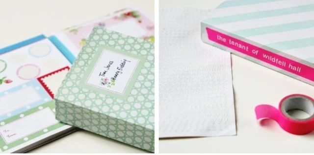 DIY SCRAPBOOK PAPER BOOK COVERS. — Gathering Beauty