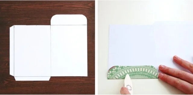 How To Make A Scrapbook Paper Pocket Envelope. — Gathering Beauty