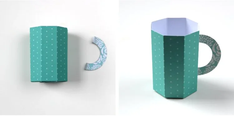 How To Make a DIY Paper Mug Gift Box — Gathering Beauty