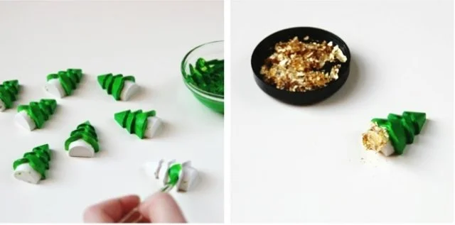 DIY MINI PLASTER CHRISTMAS TREE DECORATIONS. — Gathering Beauty