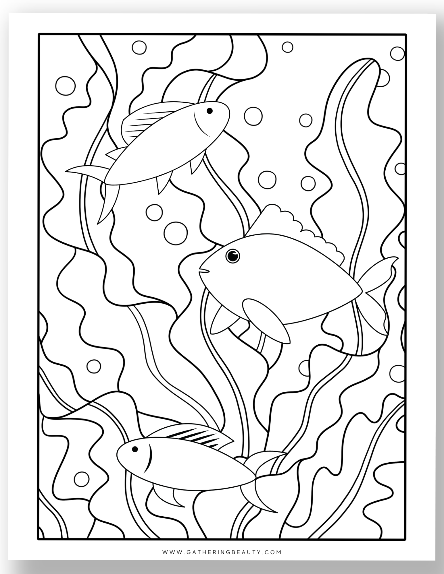 Free Printable Ocean Colouring Pages — Gathering Beauty