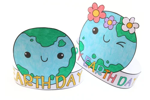 Free Printable Earth Day Hats — Gathering Beauty
