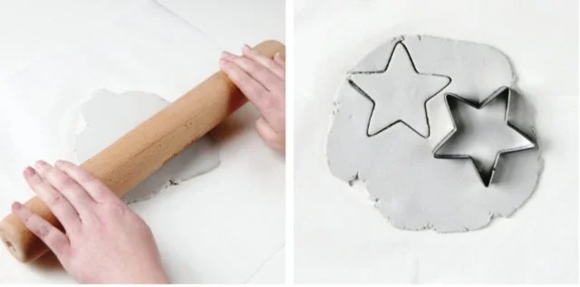 DIY Gold Air Cry Clay Stars — Gathering Beauty