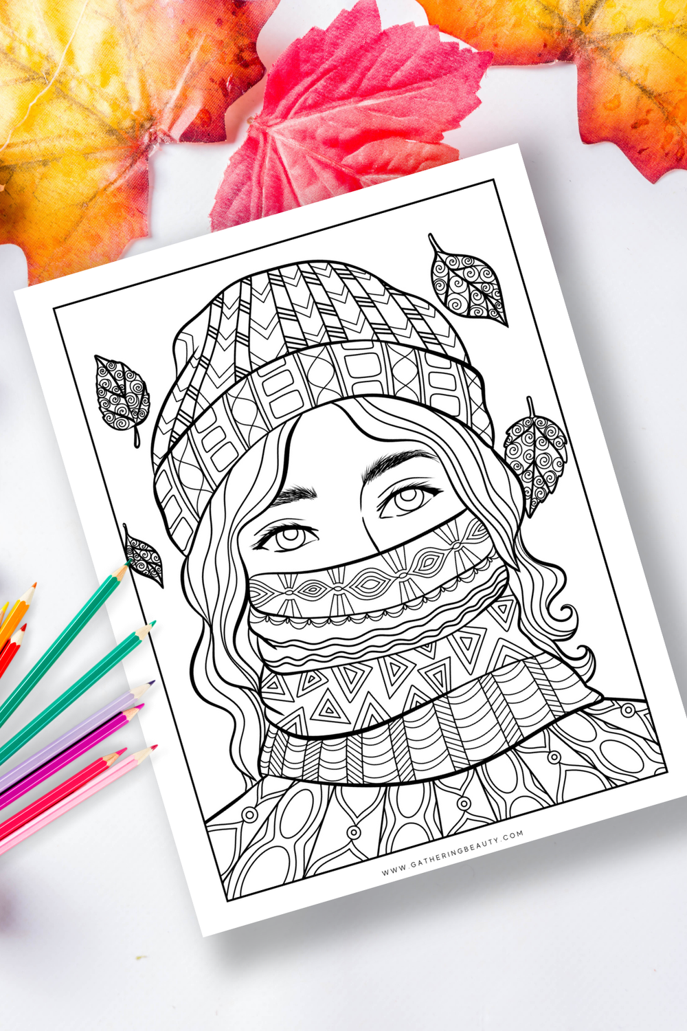 Free Fall Colouring Pages For Adults — Gathering Beauty