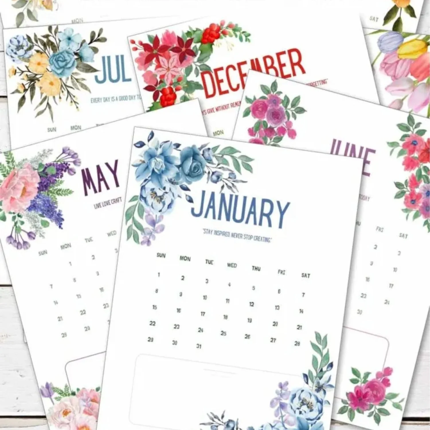 Printable 2023 Calendars — Gathering Beauty