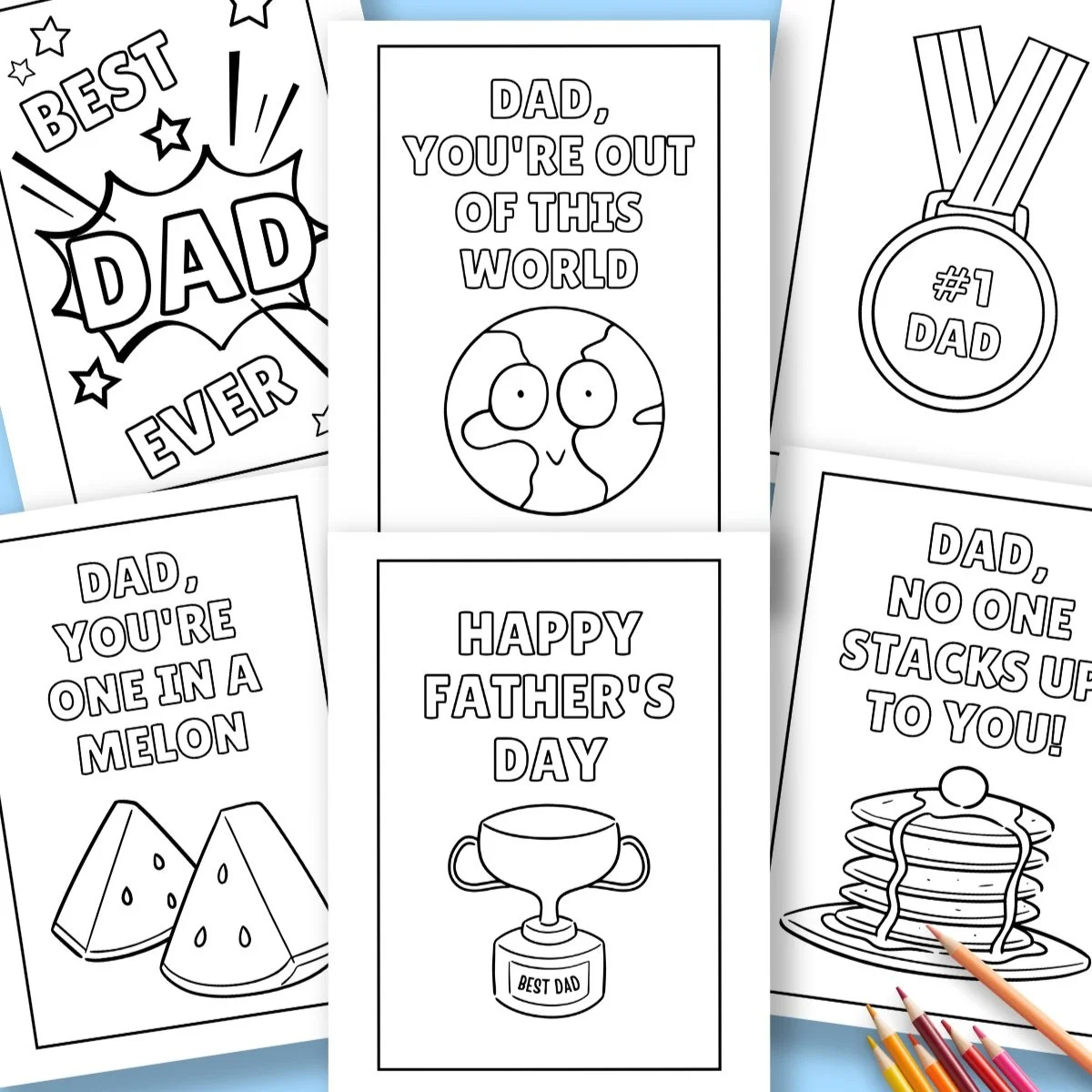 Father's Day Printable Crafts — Gathering Beauty