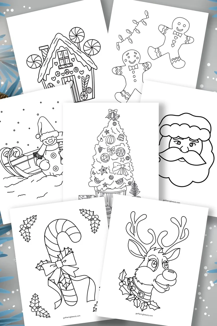 Christmas Coloring Activities For Kids - Free Printable — Gathering Beauty