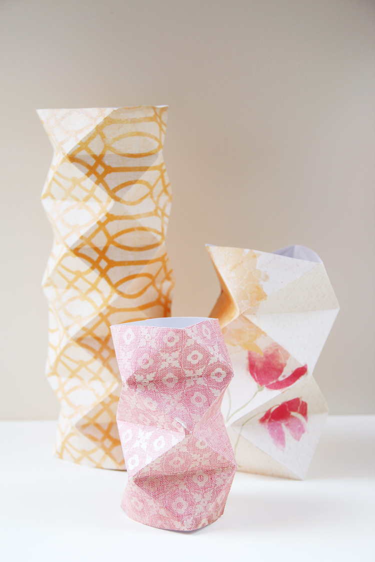 Origami Paper Vase — Gathering Beauty