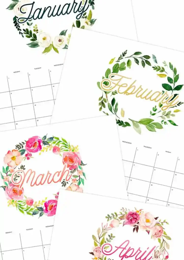 30+ Free Printable Calendars 2024 — Gathering Beauty