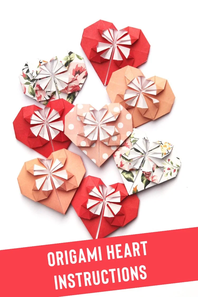 How To Make Origami Blossom Hearts — Gathering Beauty