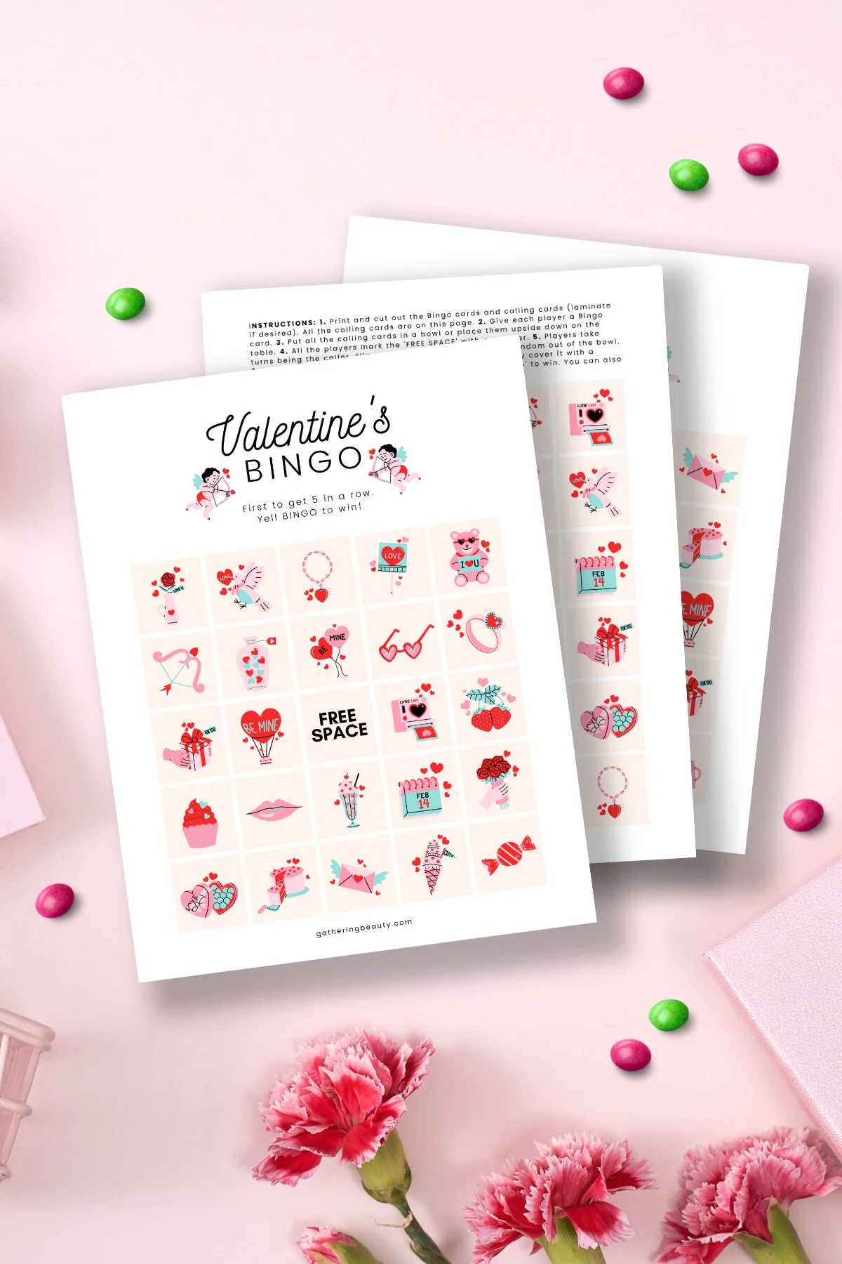 Valentines Bingo Cards - Free Printable — Gathering Beauty