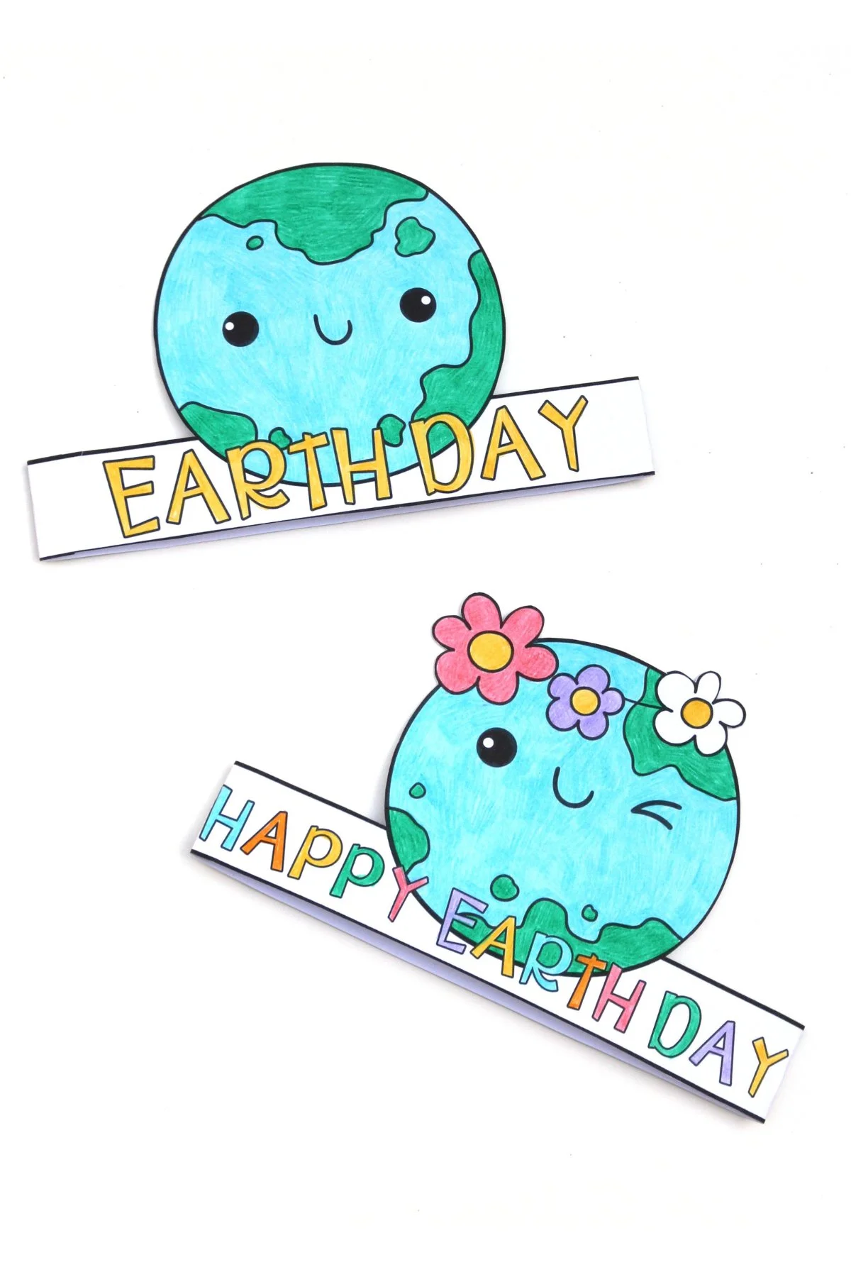 Free Printable Earth Day Hats — Gathering Beauty