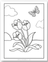 Free Printable Spring Flower Colouring Pages — Gathering Beauty