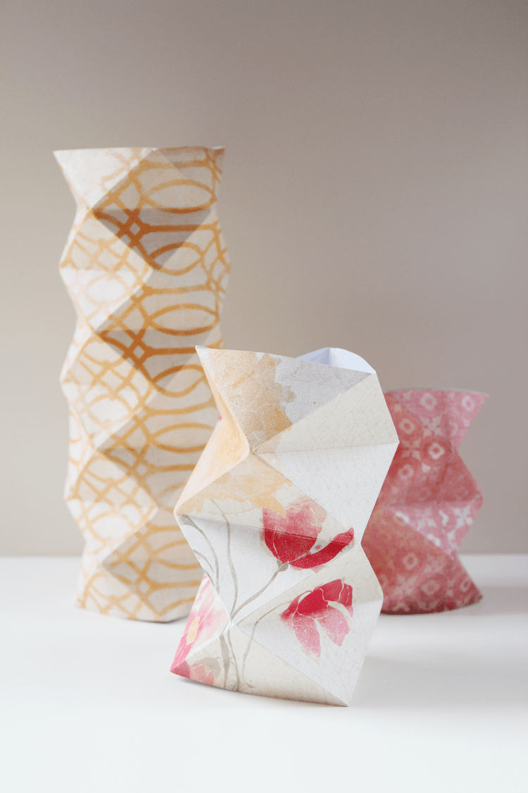 Origami Paper Vase — Gathering Beauty