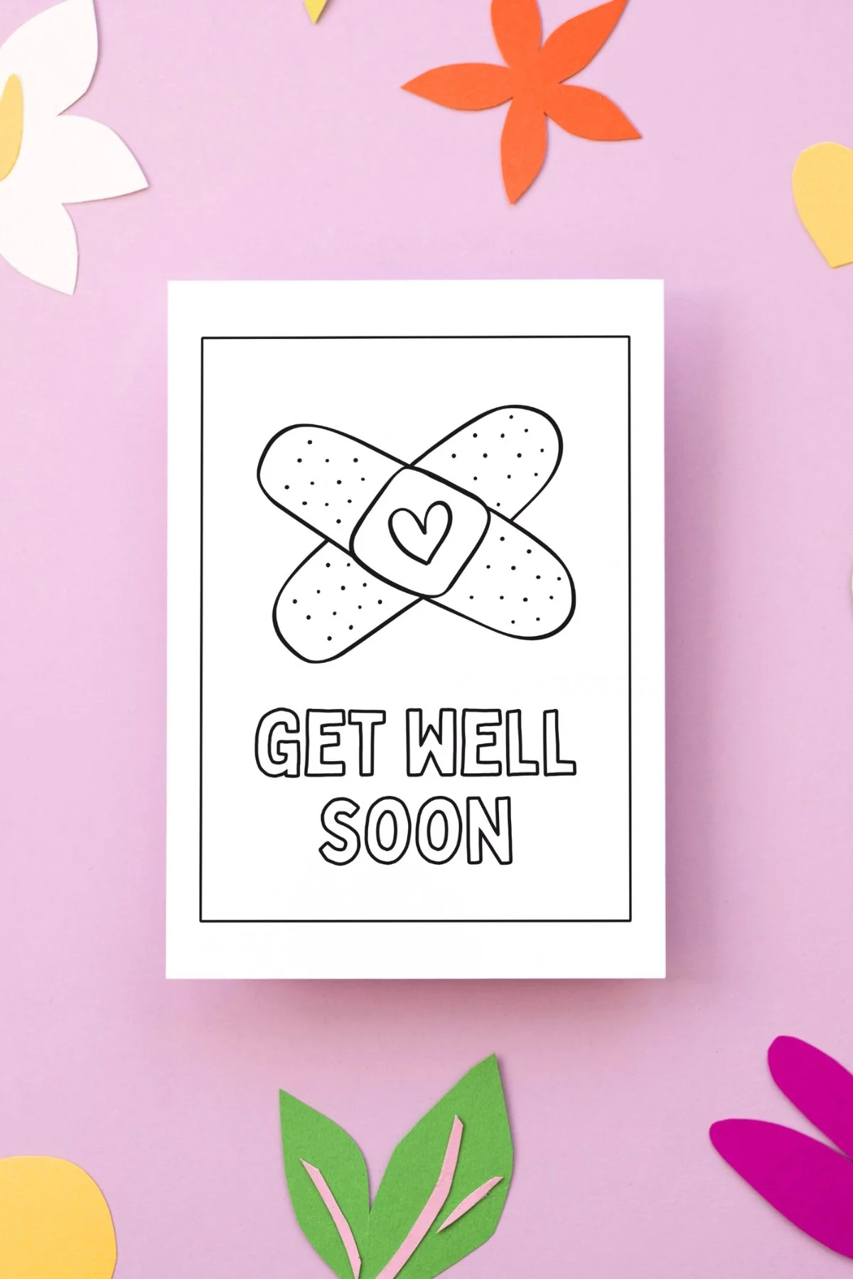 Free Printable Get Well Cards To Colour — Gathering Beauty