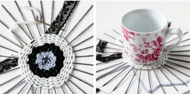 DIY CIRCULAR WOVEN COASTERS. — Gathering Beauty
