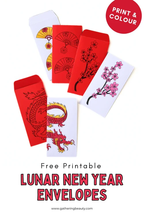 Printable Chinese New Year Envelopes — Gathering Beauty