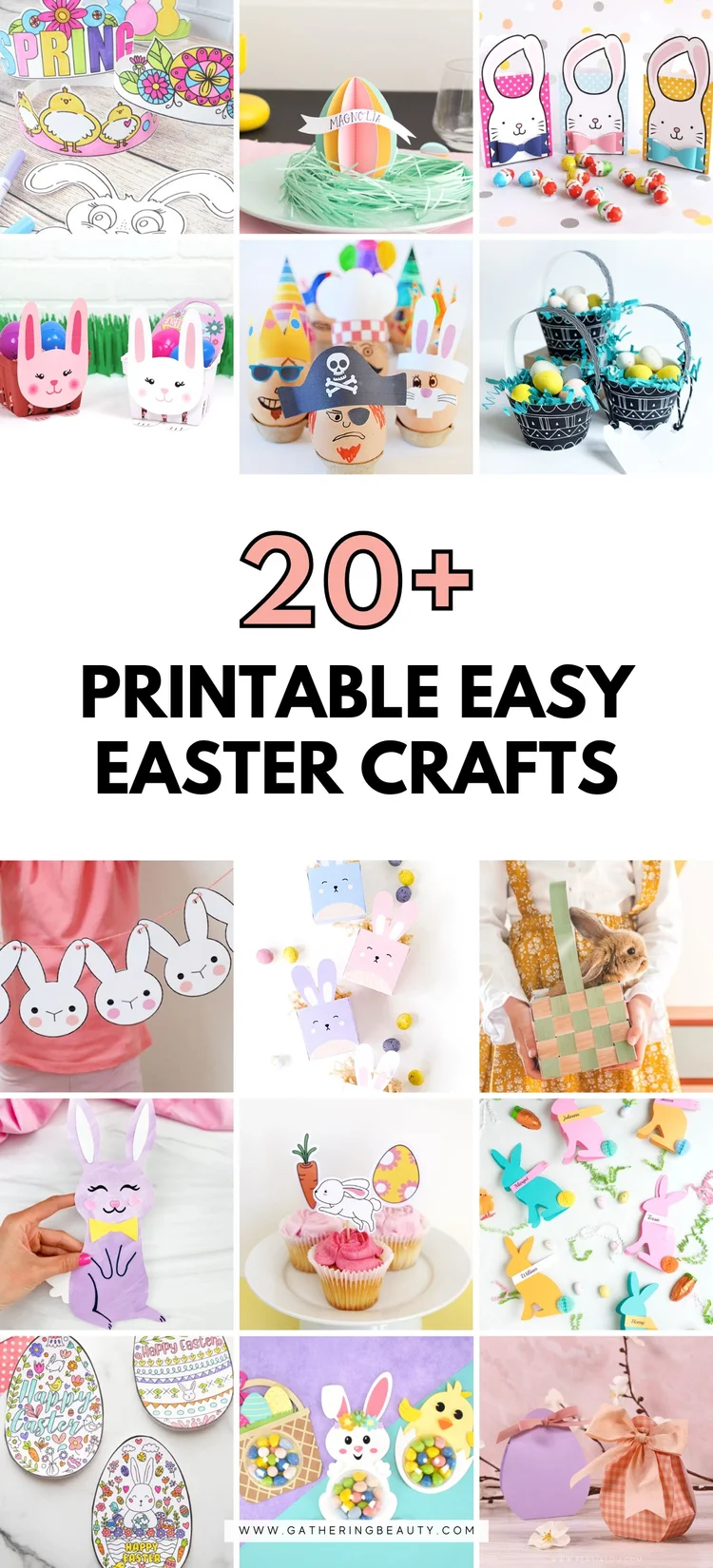 Printable Easy Easter Crafts — Gathering Beauty