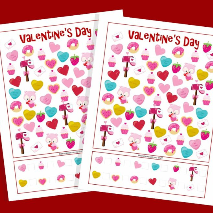 I Spy Valentines Printables — Gathering Beauty