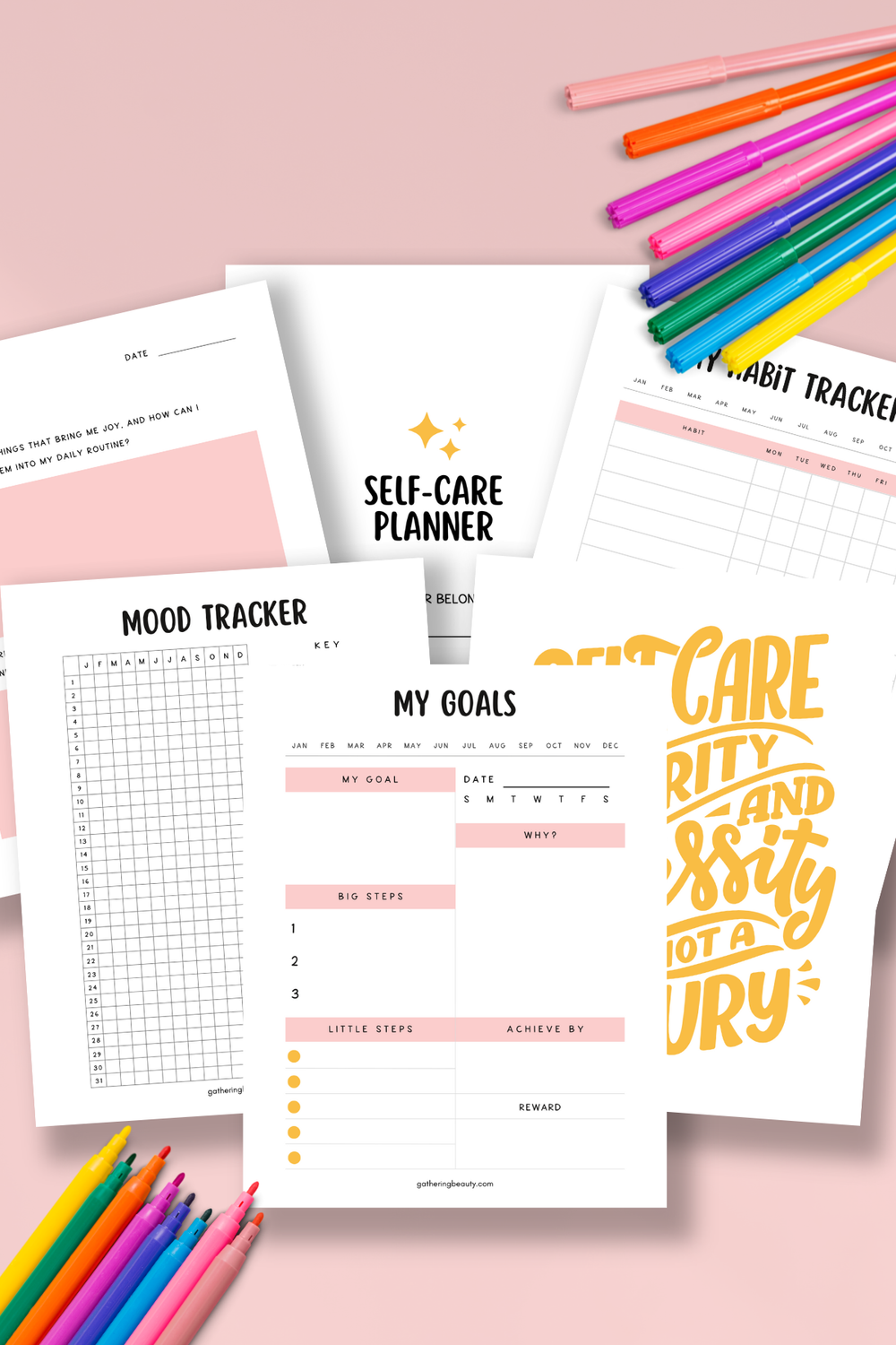 Free Printable Self Care Planner — Gathering Beauty