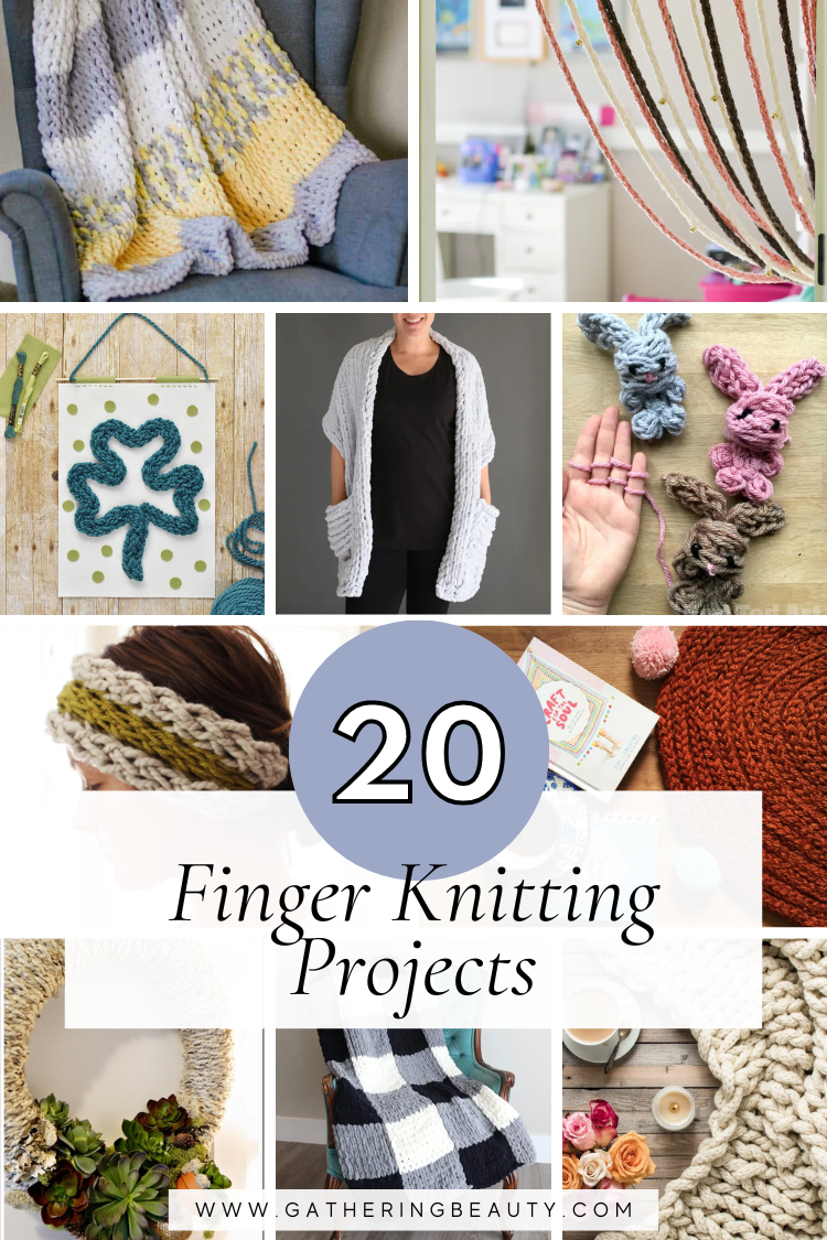 What Can You Make With Finger Knitting — Gathering Beauty