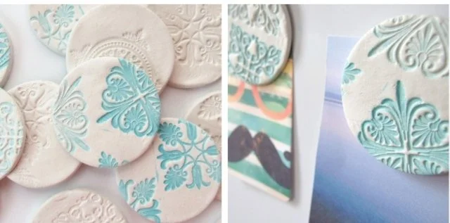 DIY Air Dry Clay Magnets — Gathering Beauty