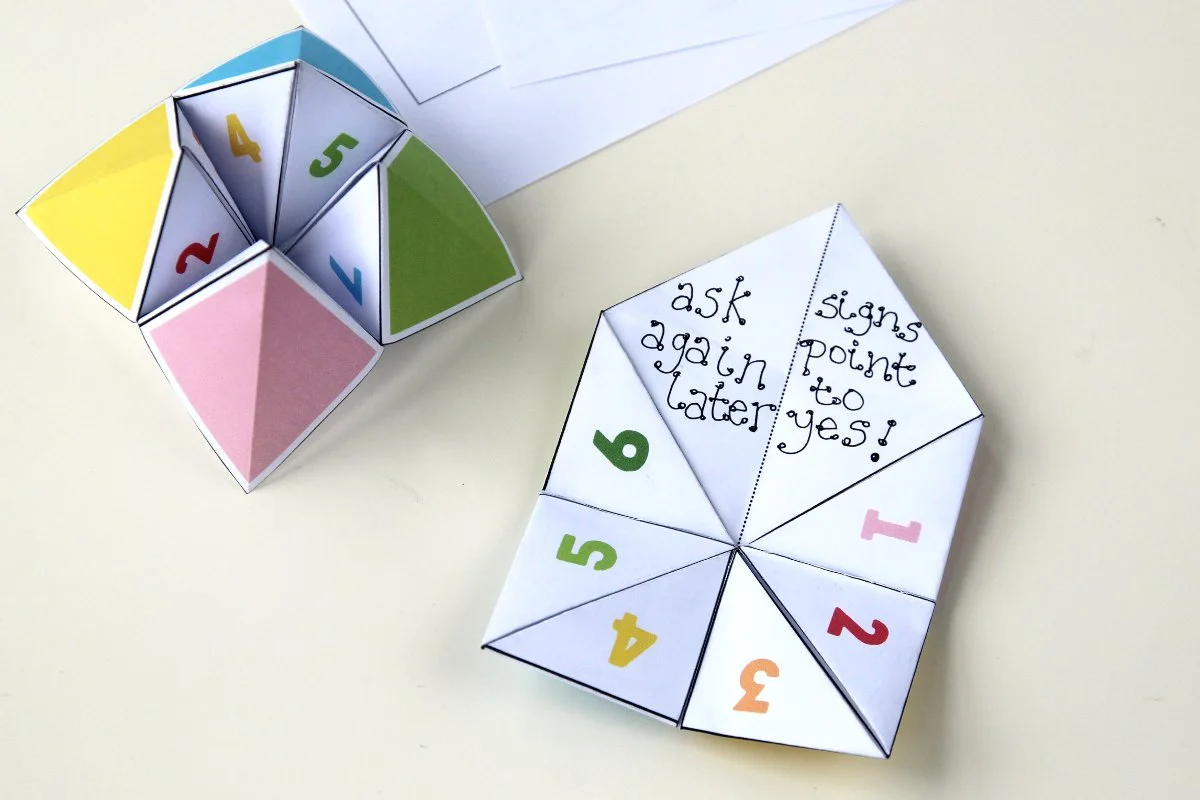 Origami Fortune Teller - Free Printable — Gathering Beauty