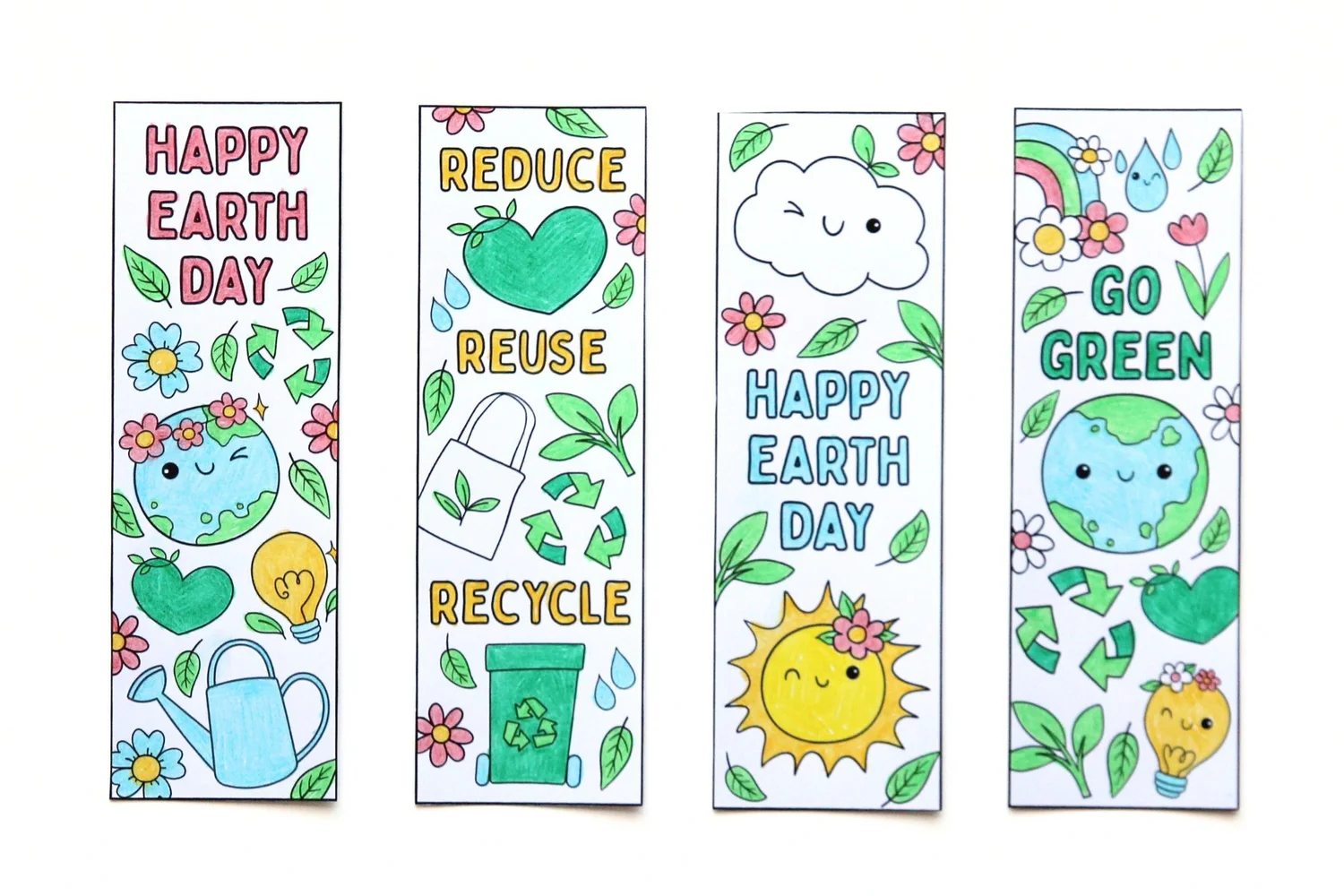 Free Printable Earth Day Bookmarks — Gathering Beauty