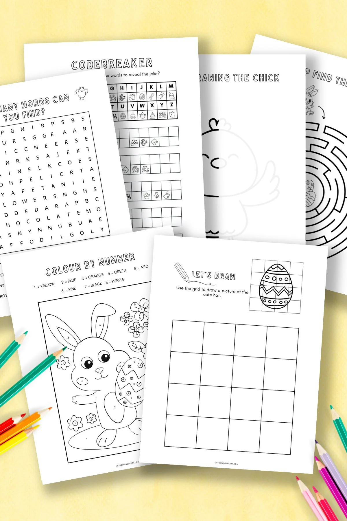 Easter Activities Free Printables — Gathering Beauty