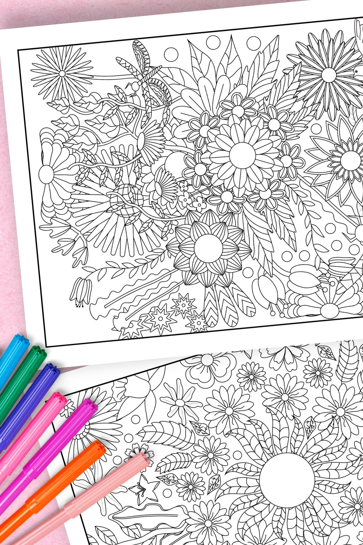 Free Flower Colouring Pages — Gathering Beauty
