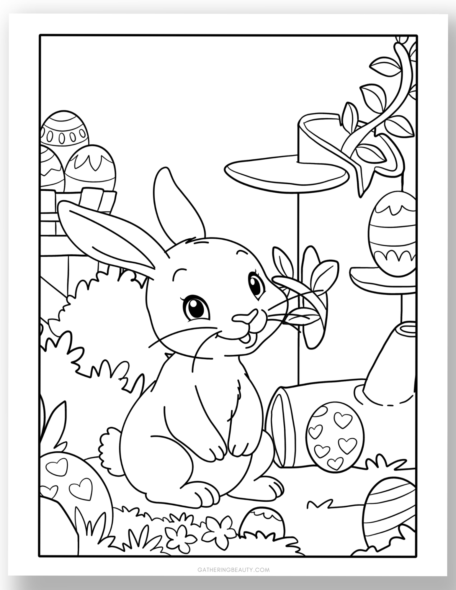 Free Printable Easter Colouring Pages — Gathering Beauty