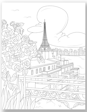 Free Printable Paris Colouring Pages — Gathering Beauty