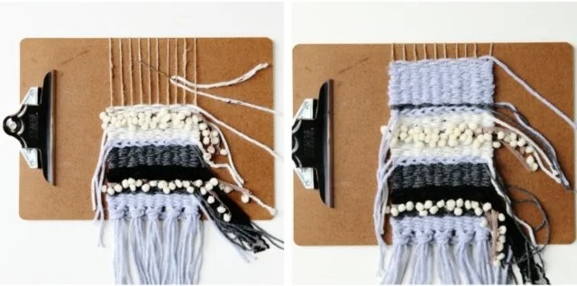 DIY CLIPBOARD LOOM MINI WEAVING. — Gathering Beauty
